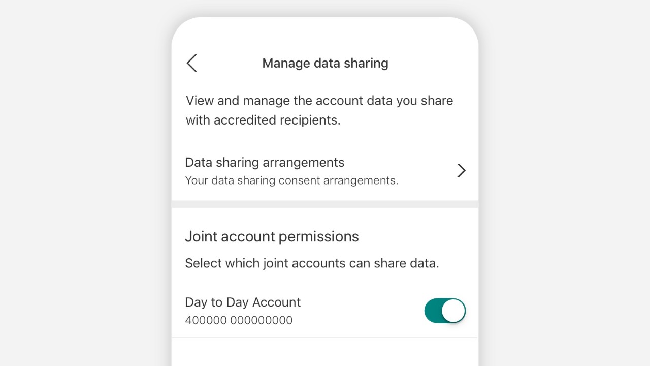 Data Sharing Management | Open Banking Services – HSBC AU